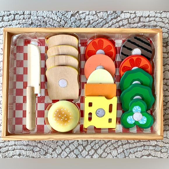 Melissa & Doug | Toys | Melissa Doug Wooden Sandwich Making Set | Poshmark